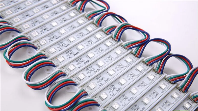 0.6W 3LEDs SMD5050 Led Modules RGB Pixel Module Waterproof 12V ...