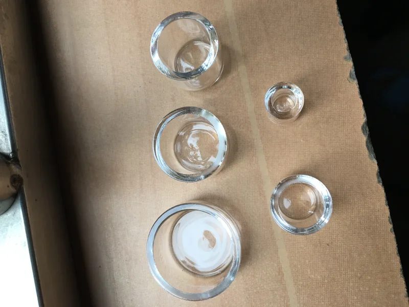 Quartz Bowls: 10mm 25mm Flat/Thermal Bottom Inserts ... From Sungange ...
