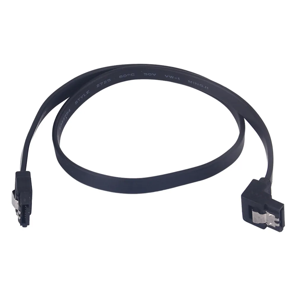 SATA 2.0 III Data Cables 6Gb/S SSD Right Angle Cable HDD Hard Disk ...