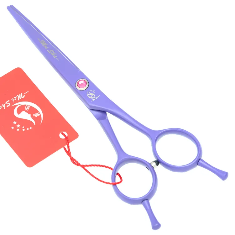 Meisha 5.5 Sharp Edge Purple Hair Scissors JP440C Stainless Steel ...