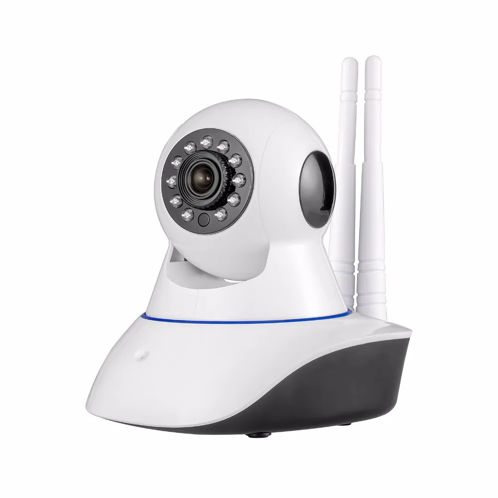 Double antenna wireless IP camera 720p HD indoor with 64G TF memory ...