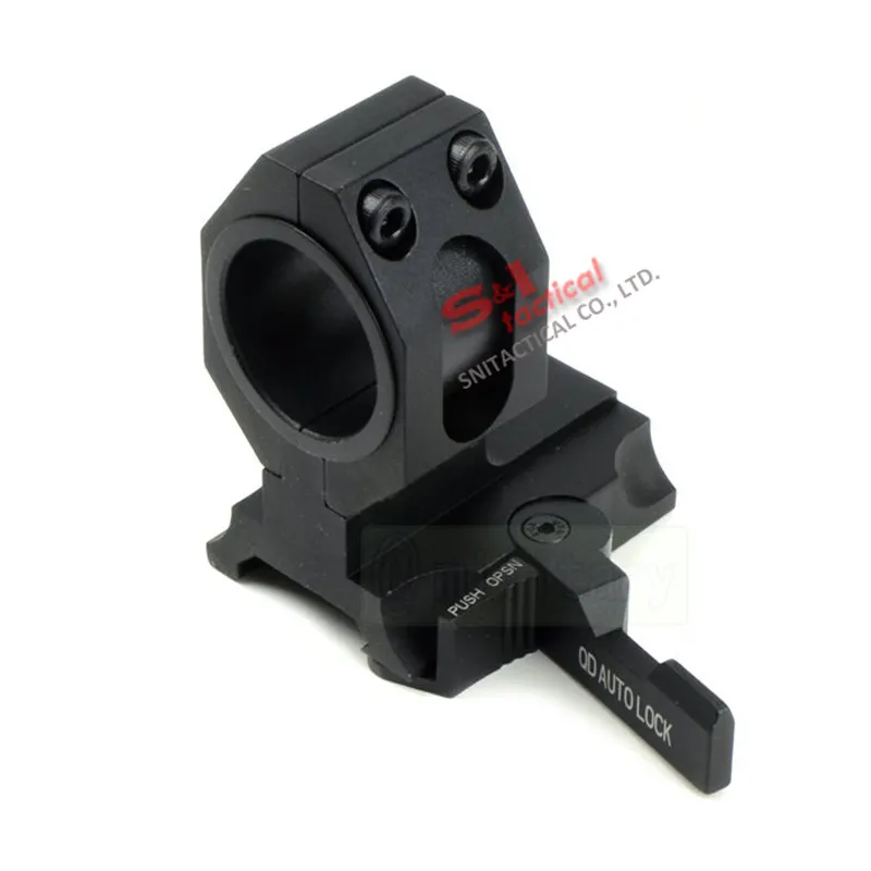 Quick Detach Flashlight Scope Ring Mount | 25mm/30mm | Picatinny Weaver ...
