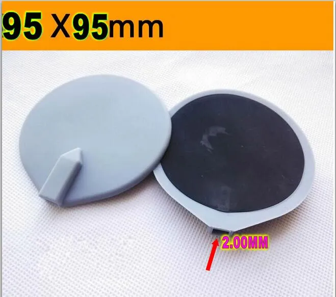 Reusable Grey Round Carbon Rubber Electrodes 9.5cm Ideal For Agaro Foot ...