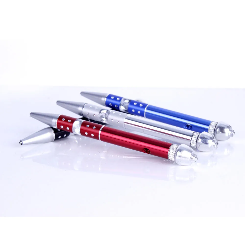 Creative Ball Point Pen Pipe Metal Smoking Tobacco Pipes Multifunction ...