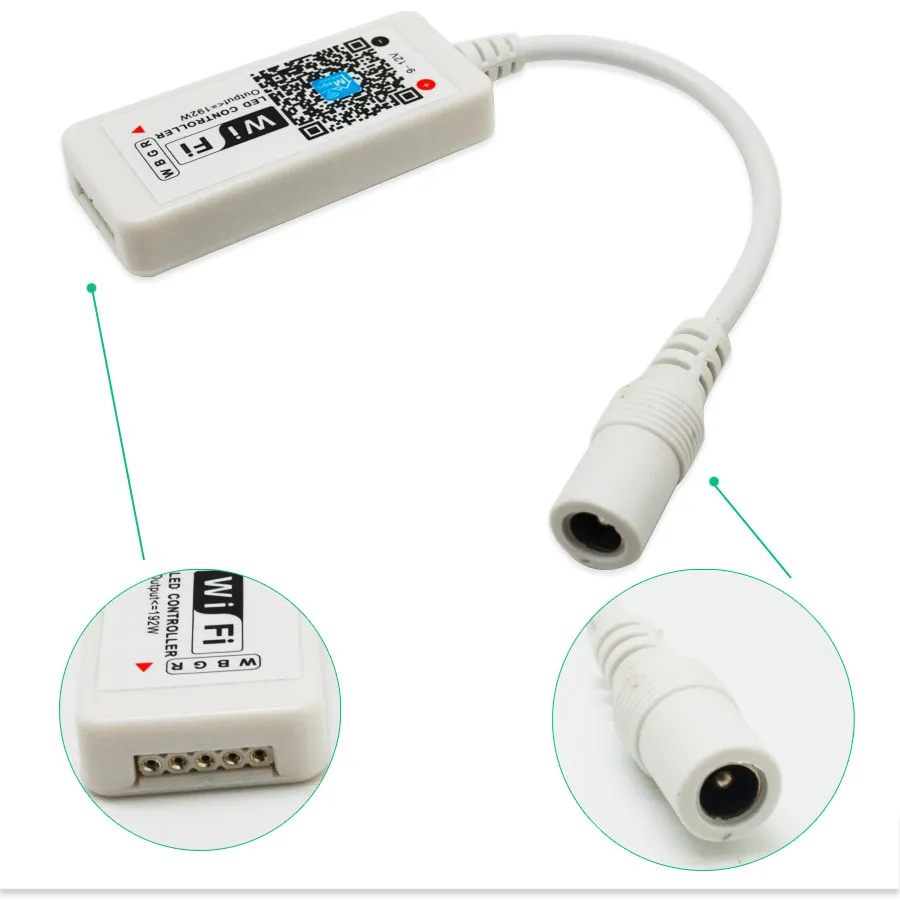 Smart WiFi LED Controller DC 5 28V Control RGB LED Strip Lights From ...