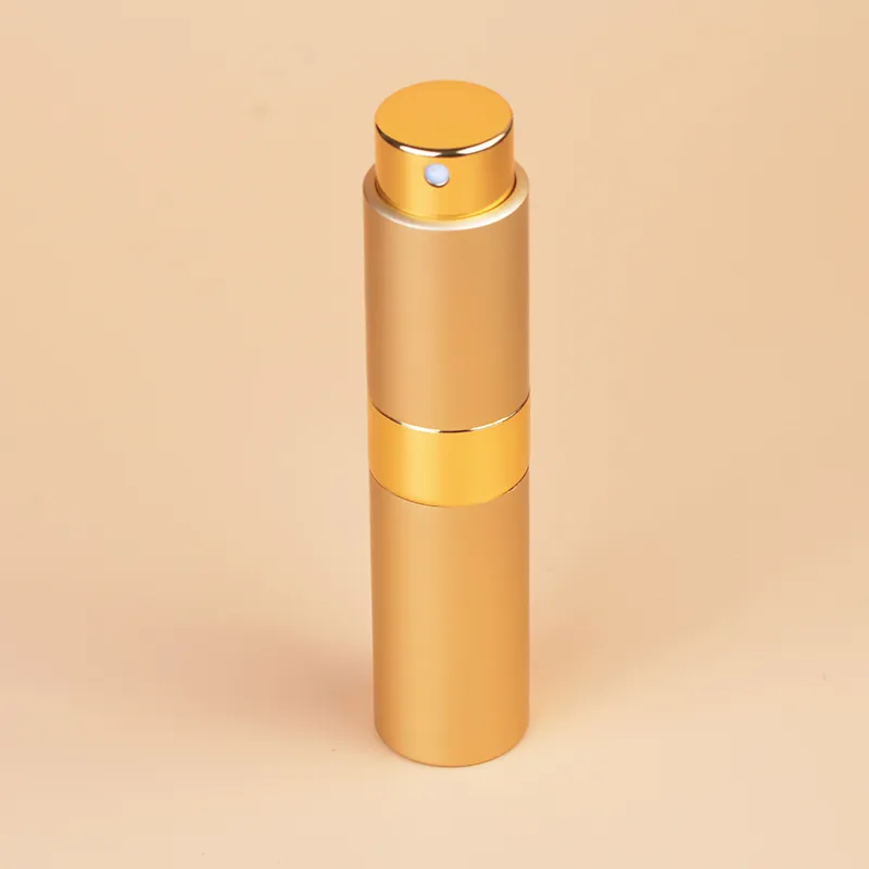 8ml Mini Portable Metal Spinning Round Perfume Atomizer Colorful Spray ...