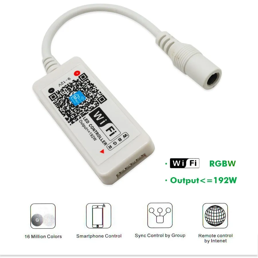 Smart WiFi LED Controller DC 5 28V Control RGB LED Strip Lights From ...