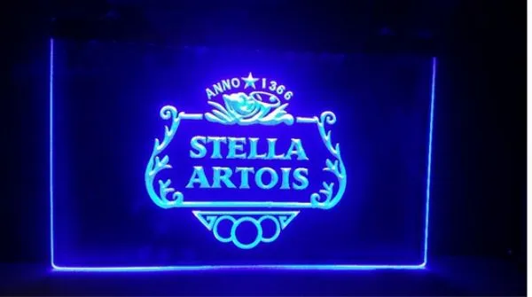 Stella Artios Anno 1366 Beer Bar Pub Club 3d Signs Led Neon Light Sign