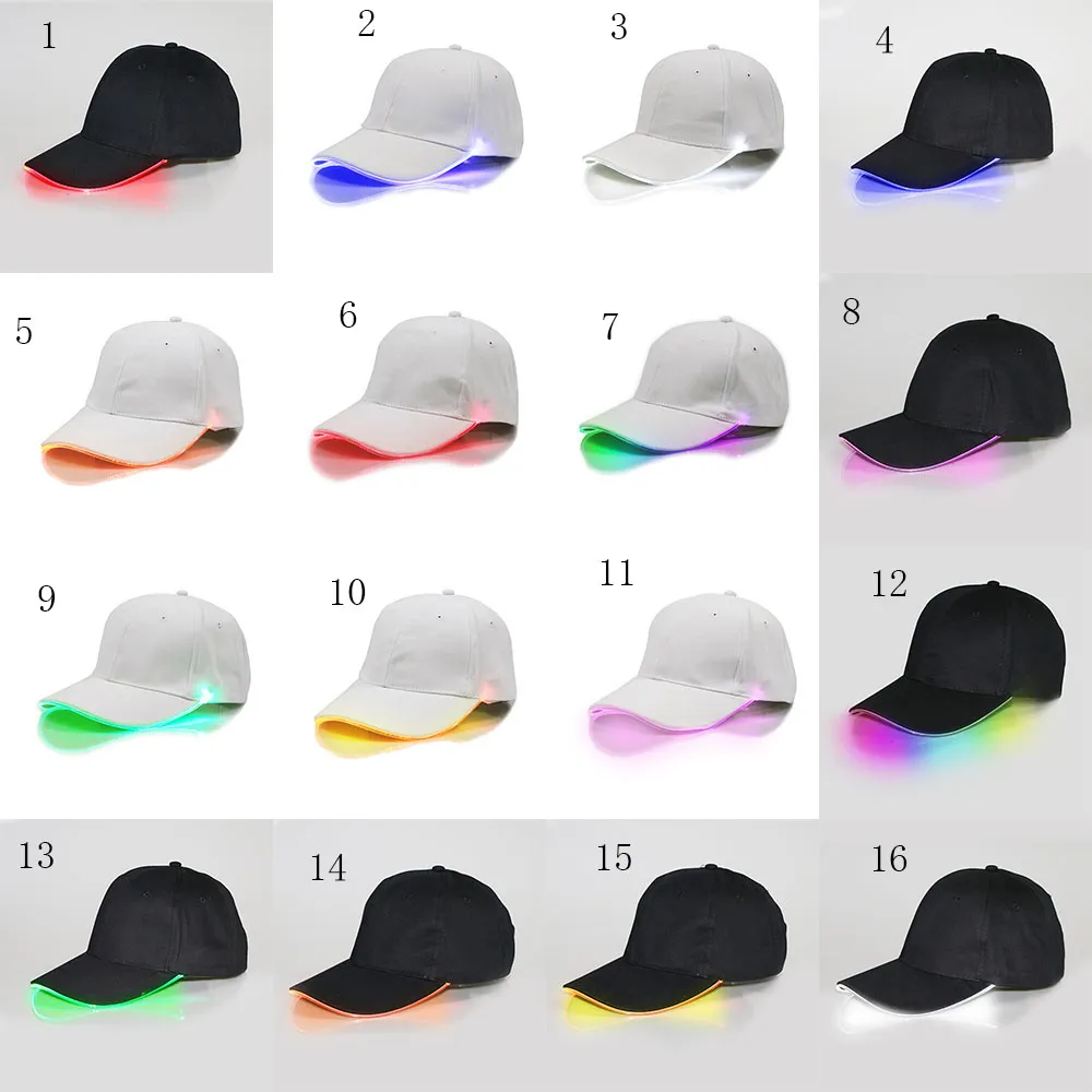 Light Up Baseball Hat - Halloween Edition: Glowing LED Cap for Adults ...