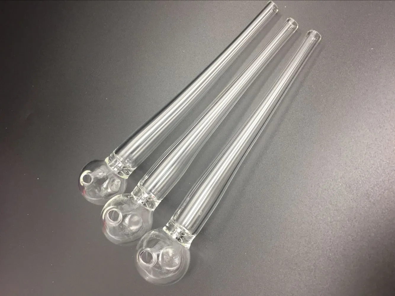 Glass Pipe Smoking Handle Pipes Curved Mini Smoking Pipes Hand Blown ...