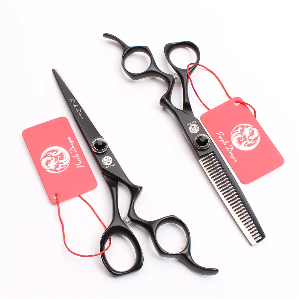 Z9016 Purple Dragon High Quality Human Hair Scissors, 6 Inch 17.5cm 440C, Barbers' Hairdressing ...