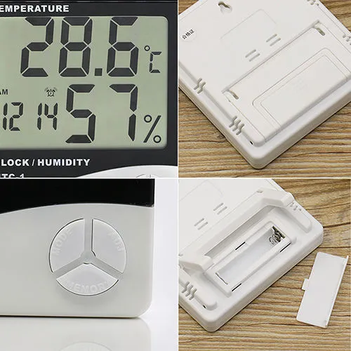 Mini Digital Hygrometer Thermometer - Indoor Temperature Humidity Meter ...