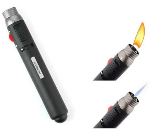 Super Mini Jet Flame Pencil Butane Gas Lighter Honest 503 Pen Style ...
