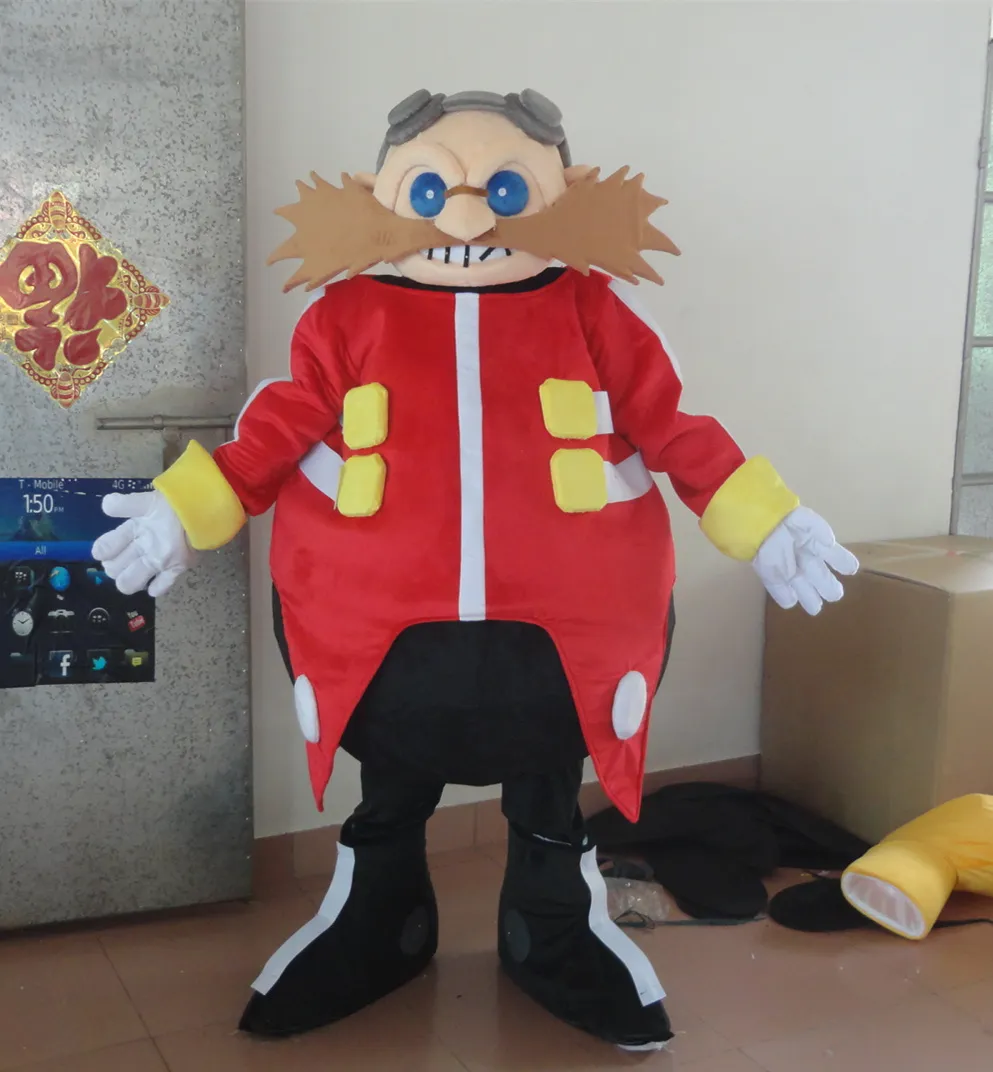 SX0727 Good Vision And Good Ventilation Dr. Eggman Mascot Costume For ...