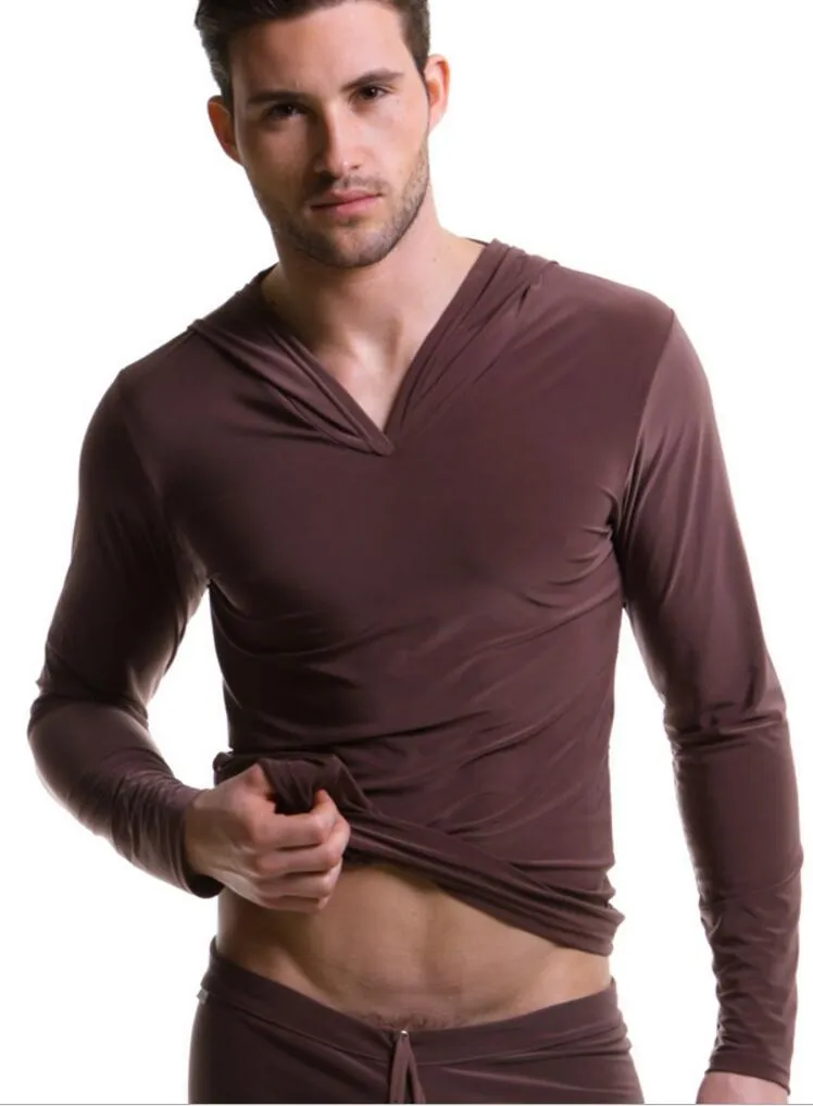 Wholesale N2N Yoga Wear Mens Sexy Pajamas Sleepwear Male Robe Masculino ...