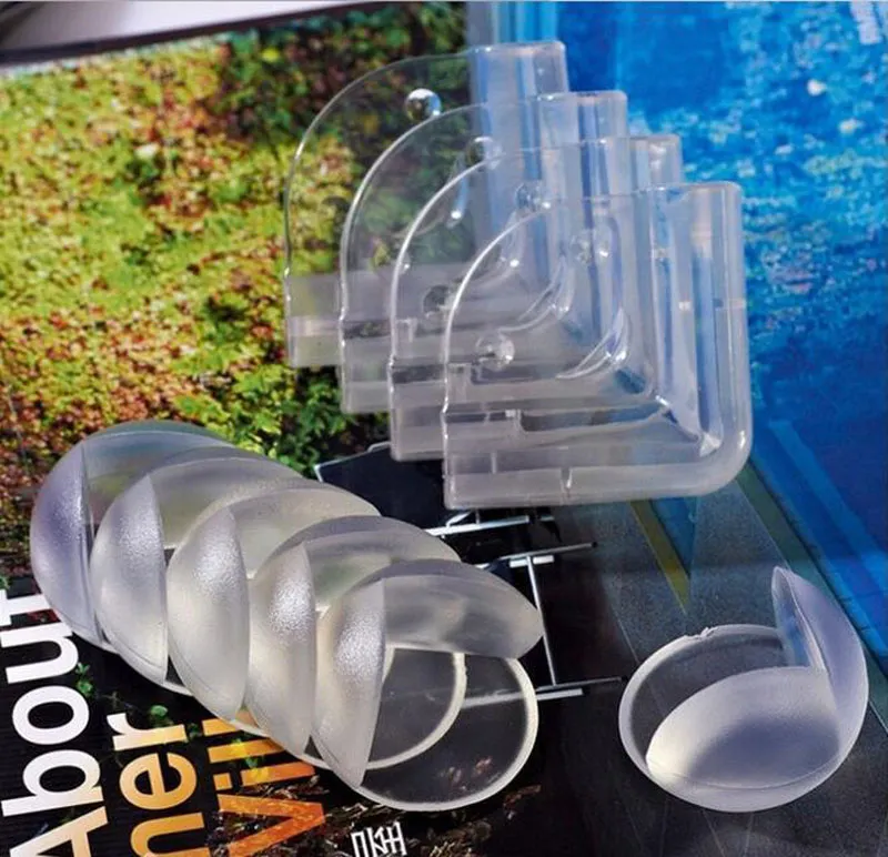 Transparent Table Protector Ball Shaped Corner Guards: Soft Furniture ...
