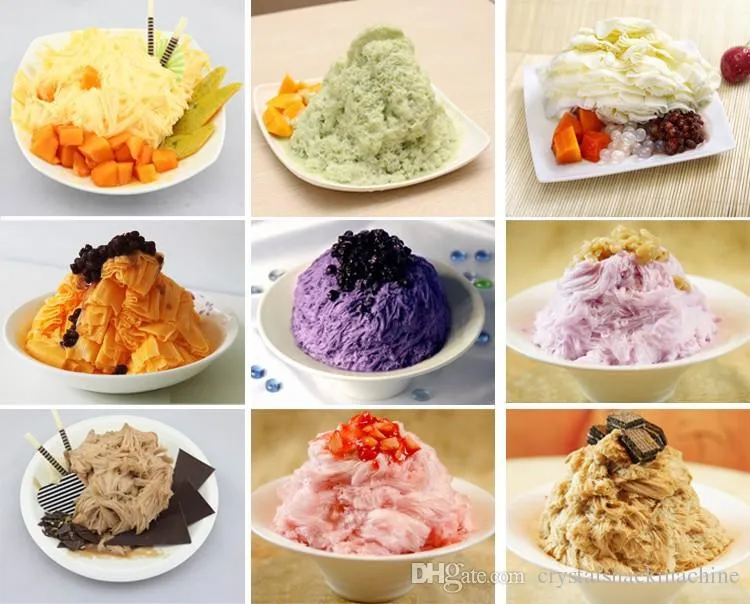Commercial Shaved Ice Maker Machine Electric Snow Ice Cream Machine For ...