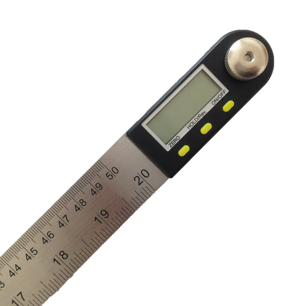 500mm Digital Protractor Inclinometer: Stainless Steel Angle Ruler ...