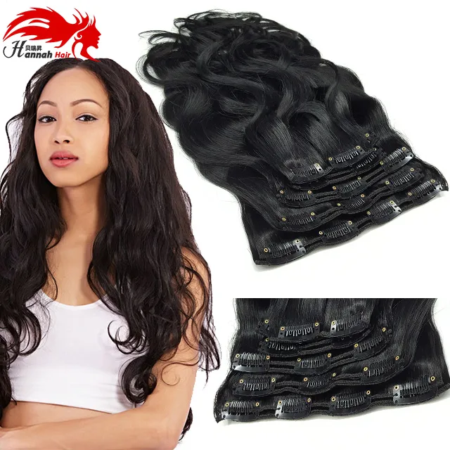 100g Brazilian Body Wave Human Hair Clip In Vivaldi Extensions From ...