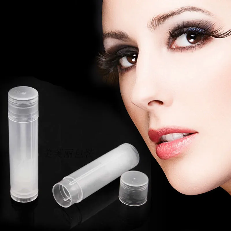 Empty Lip Gloss Containers Clear Lip Balm Tubes, Transparent Cosmetic ...