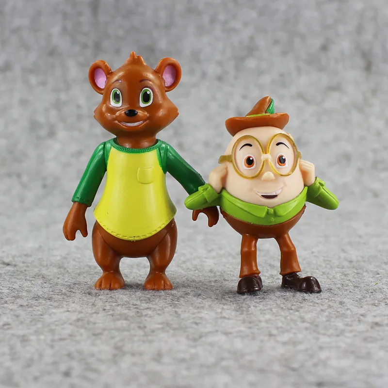 Goldie And Bear Action Figures Goldie Bear Big Bad Wolf Doll PVC Figure ...