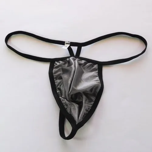 Men's Thong CHICTRY Men's Shiny Silky Thong Underwear - Low Rise G ...
