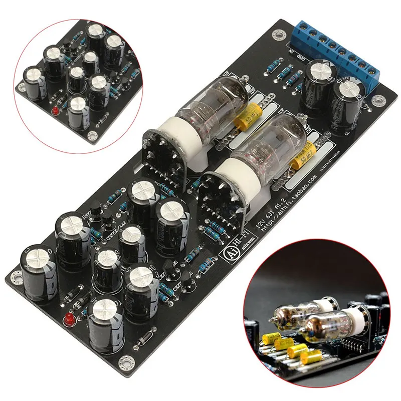 Phono Tube Preamp For Turntable Assembled Audio Amplifier Board Kit ...