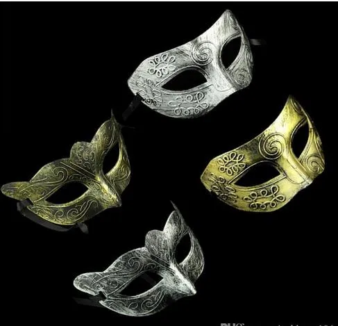 Vintage Greco Roman Men's Metal Mask For Mardi Gras,... From Feida98 ...