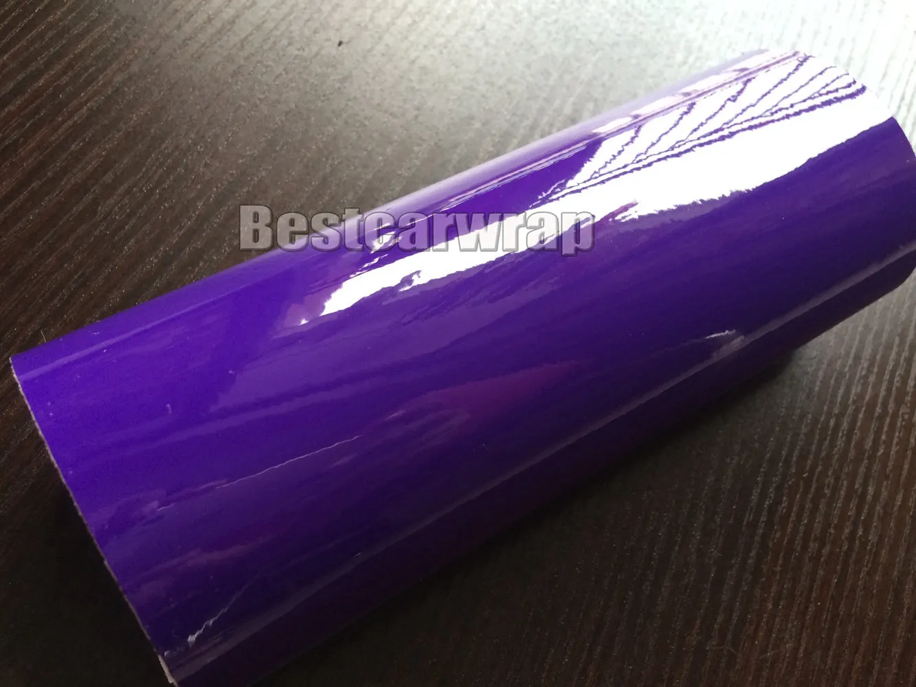 3 Layers Gloss Purple Vinyl Wrap High Glossy For Car Wrap With Air ...
