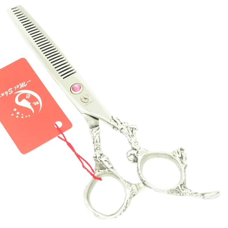 Meisha JP440C Sharp Edge Shears 6.0 Inch Dragon Handle Stylish Hair ...