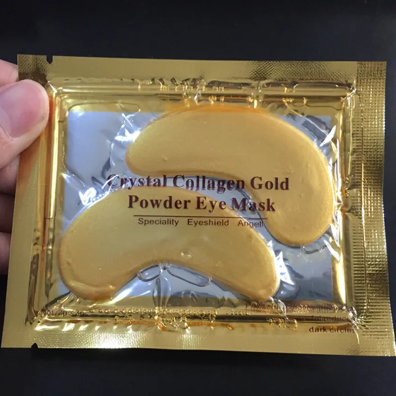 Massage Eye Mask Crystal Collagen Gold Powder Eye Mask, Deep ...