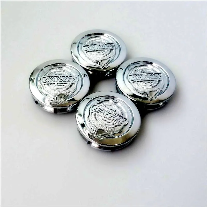Car Wheel Center Caps, Silver Alloy Wheel Hub Caps, Set Of 4 ...