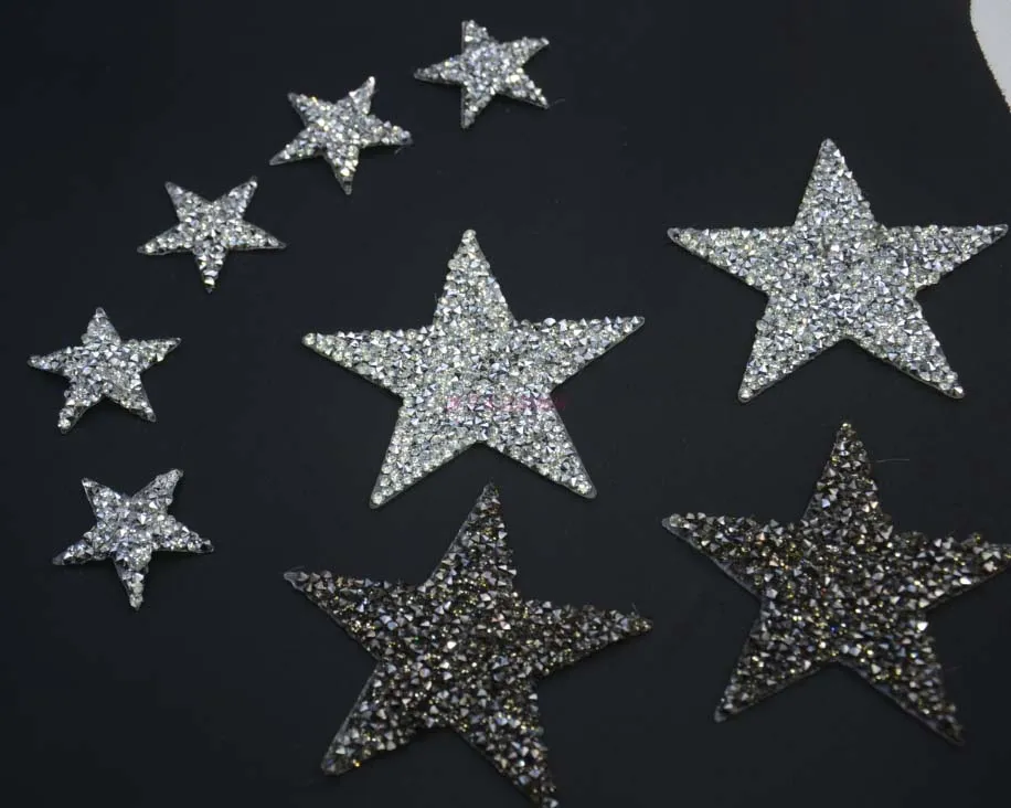 DHgate.com:10Pcs Bling Bling Star Design Crystal Hotfix Rhinestone ...