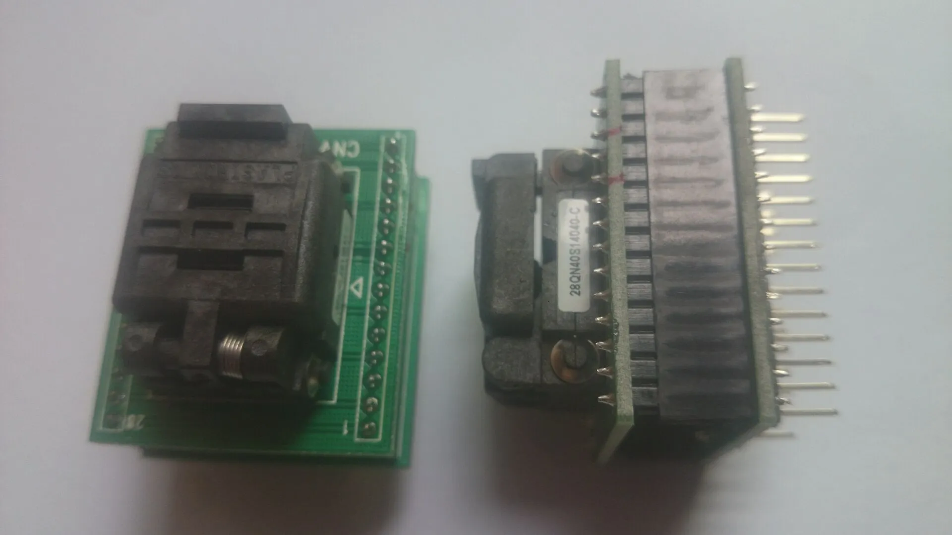 QFN28 Socket Adapter With PCB Board Reliable Test Socket For 28 Pin QFN ...