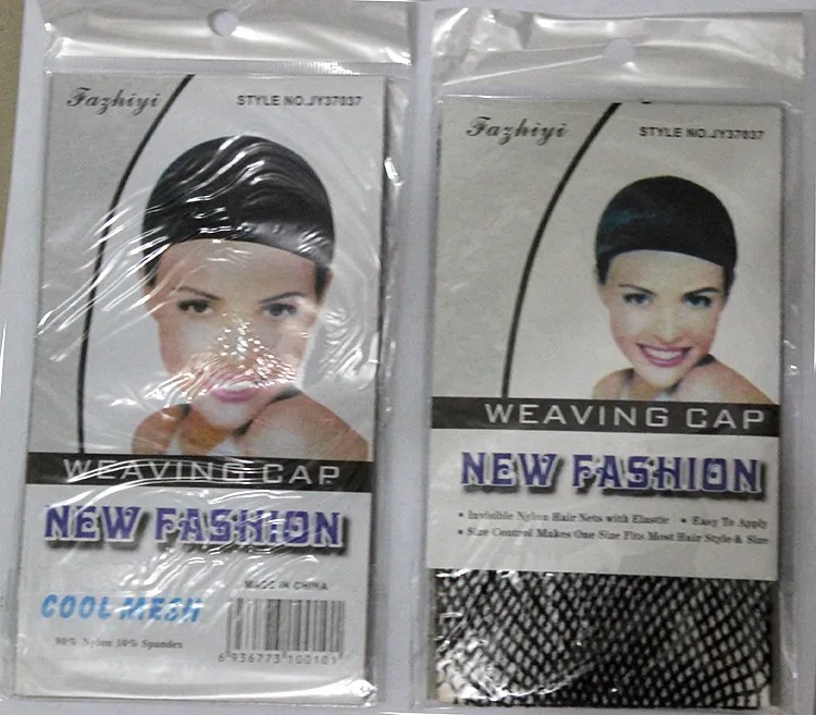 Stretchy Fishnet Weaving Wig Cap: Black Elastic Hair Net Snood For ...