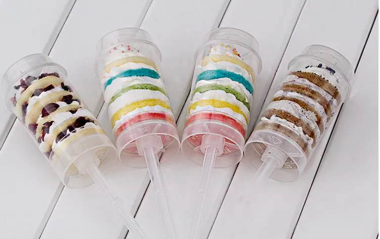 Hot Sale Plastic Food Grade Push Up Pop Containers Push Cake Pop Cup ...