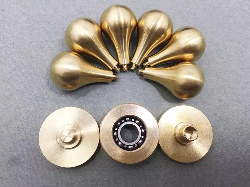 EDS Brass Hexagonal Metal Fidget Spinners 5 Pack Anti Stress ...