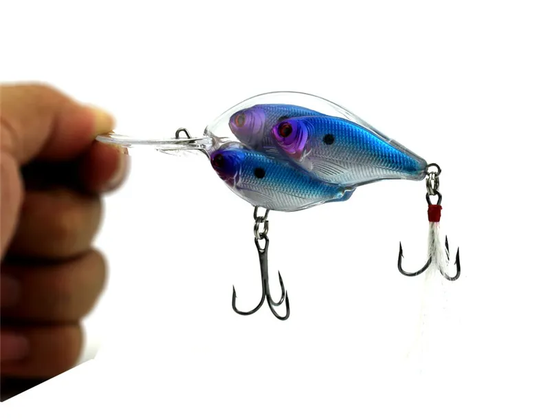 9.5cm 18g Hot Glass Minnow Live Target More Fish Lure Freshwater ...