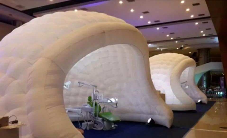 Inflatable Air Tent Semicircle Dome: PVC Outdoor Event Igloo Tent ...