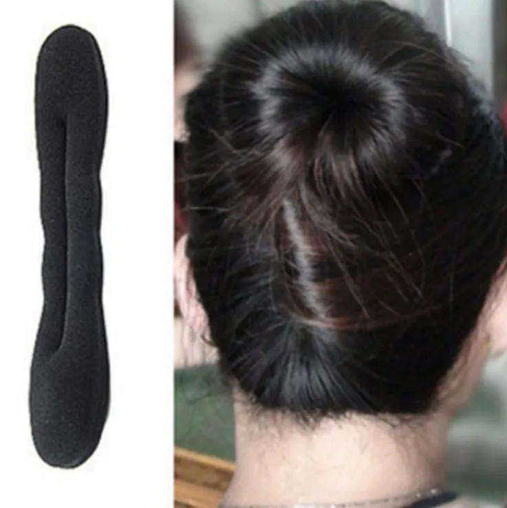 Easy Hair Bun Maker Set - Magic Foam Sponge Styling Tool, Fast Donut ...