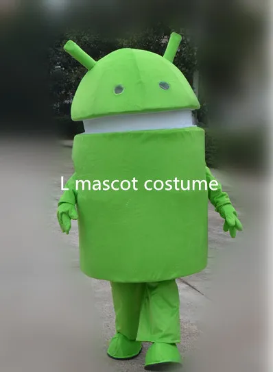 Android Robot Costume Adult Cartoon Character Mascot Costumes Party ...