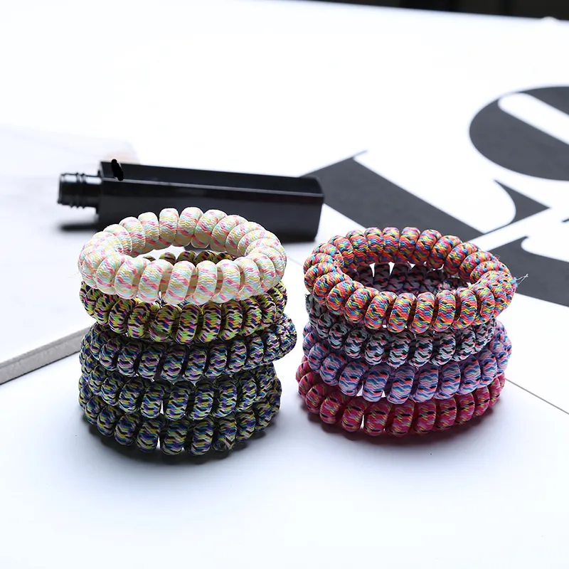 Hairbands for Women - Leopard Print Spring Design Elastic Telephone ...