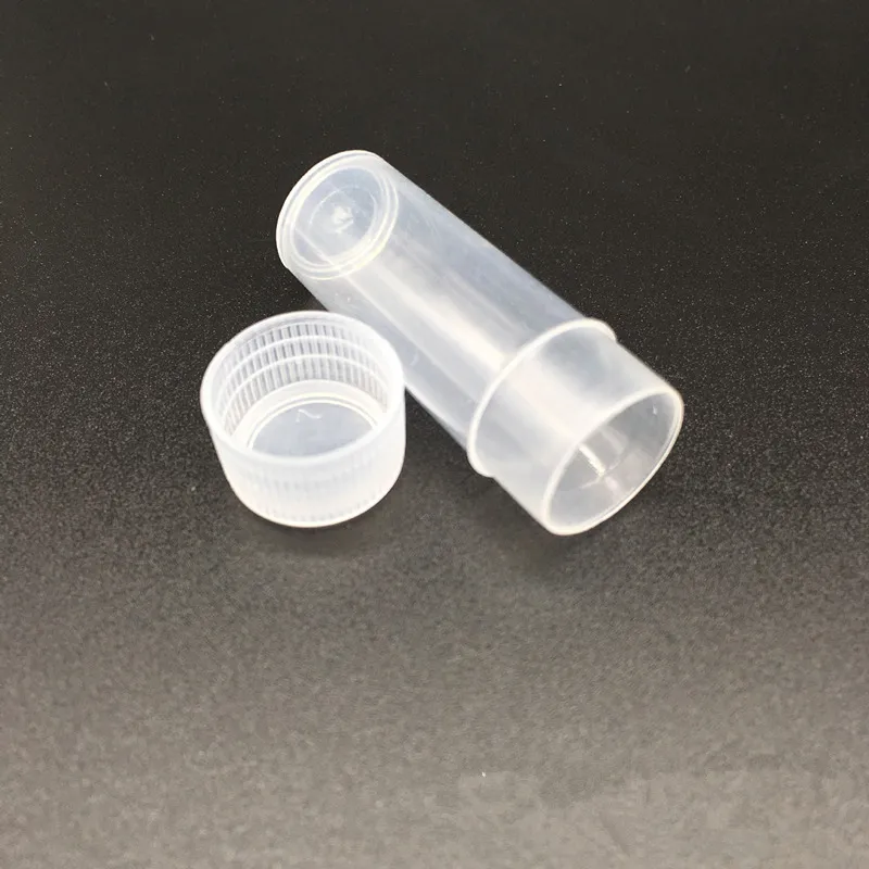 Small Plastic Vials: Transparent 5ml Volume Bottles For Lab Samples ...