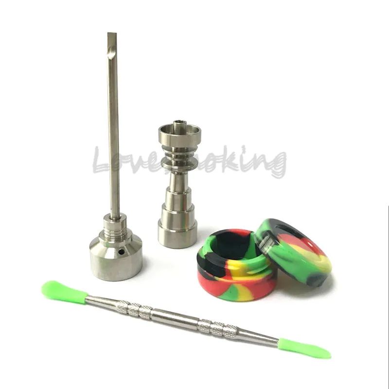 OC Bong Tool Set 10/14/18mm Male & Female Gr2 Titanium Nail Carb Cap ...