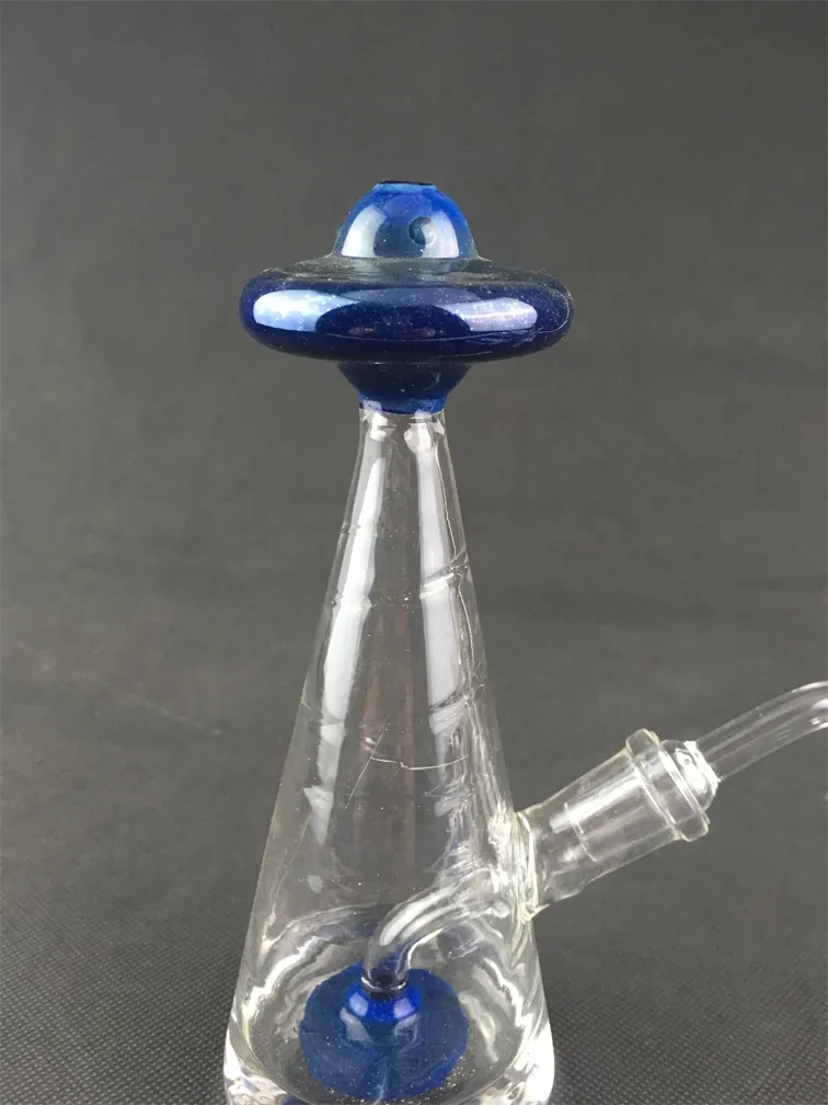Wholesale 7 Inch Ultraviolet Aperture UFO Glass Bong With 14mm Glass ...