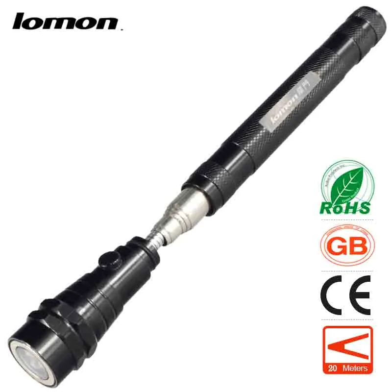 DHgate.com:Aluminum Telescoping 3 LED Flashlight: Magnetic Tip Tactical ...