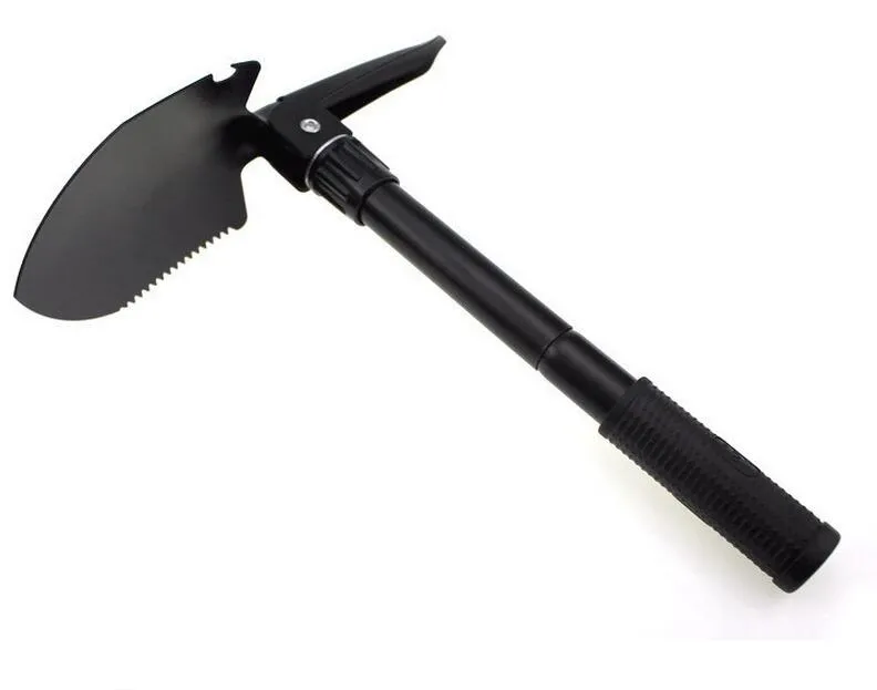 Folding Shovel: Multi Function Survival Trowel, Dibble Pick For Hiking ...