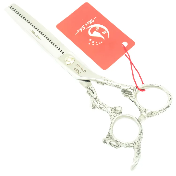 Meisha JP440C Sharp Edge Shears 6.0 Inch Dragon Handle Stylish Hair ...