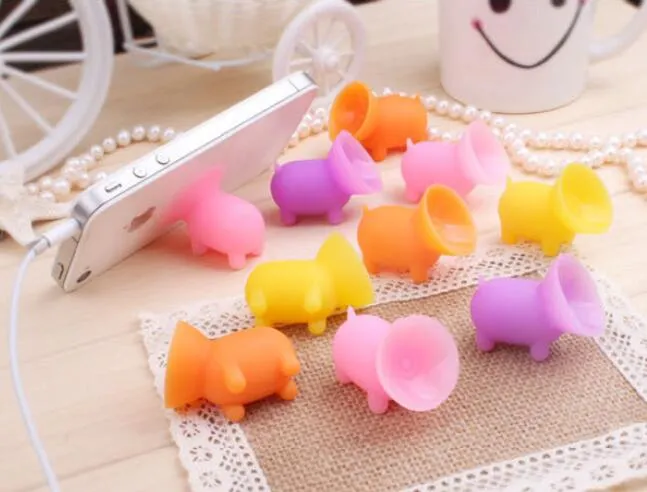 2024 Ultra Cute Pig Phone Holder: Silicone Suction Cup Universal Mount ...
