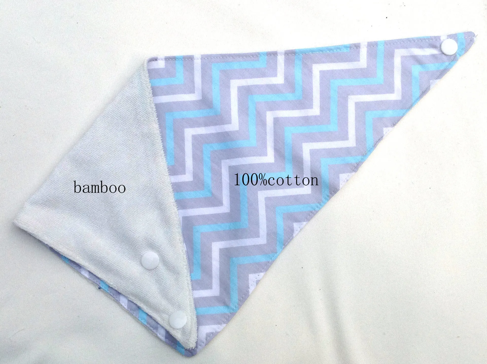 YE007 Baby Triangle Bibs 20 Pack 100% Cotton Chevron Bandana Burp ...